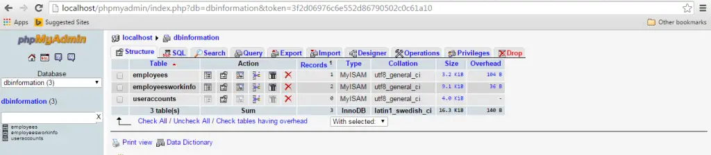 02-Creating Database and Setting Up tables