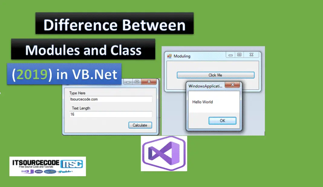 Difference Between Modules and Class In VB.NET With Examples