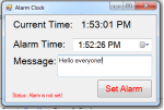 Simple alarm Clock using Visual Basic.Net With Source Code - 2022