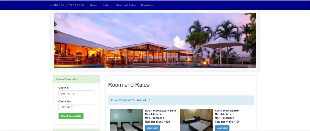 Hostel Management System Project In PHP With Source Code