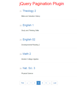 Advance Pagination with jQuery and PHP