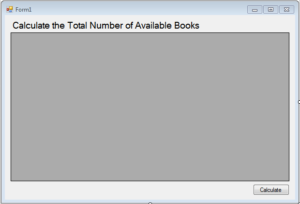 Total Quantity of DataGridview In C# with SQL Server - FREE