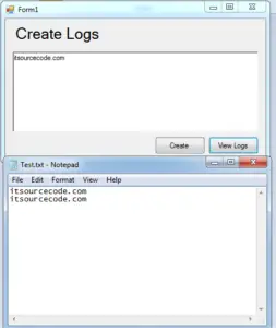 Create and Read Text File in C# - FREE - Itsourcecode.com