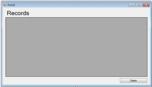 How to Delete and Retrieve Data in C# and SQL Server 2005 - FREE