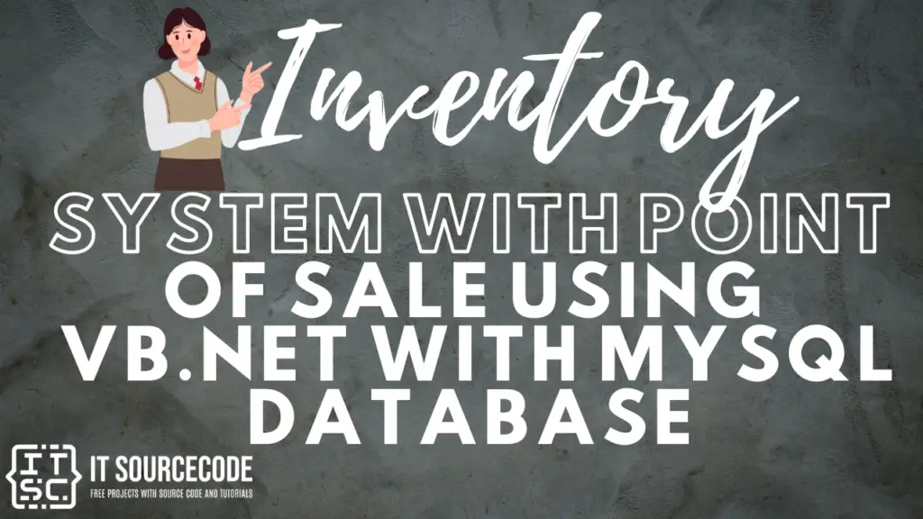 Inventory System with Point of Sale using VB.net with MySQL database