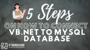 [Solve] Connect VB.Net to MySQL Database - Visual Studio Projects