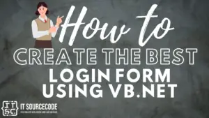 How to Create the Best Login Form using VB.Net Login Form Code