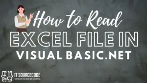 How to Read Excel File in Visual Basic.Net - with Source Code