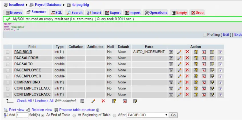 103 - Payroll System Database Design Using MySQL 2019
