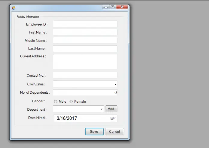104 - Payroll System Managing Employee Information