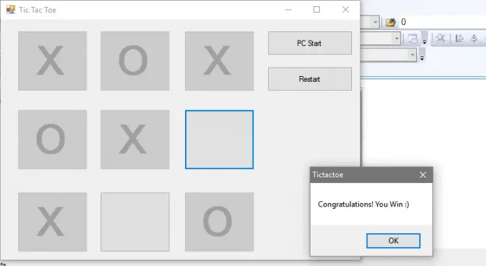 How To Create A Simple Tic Tack Toe Game Using Vbnet 2022