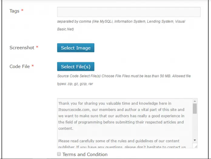 How to Contribute Source Code and Articles in Itsourcecode