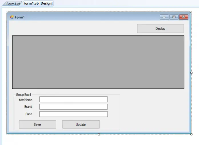Updating Records in MS Access Using VB.Net