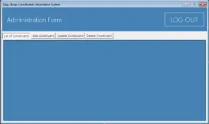 Simple Barangay Information System using VB.Net