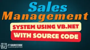 Sales Management System using VB.Net With Source Code