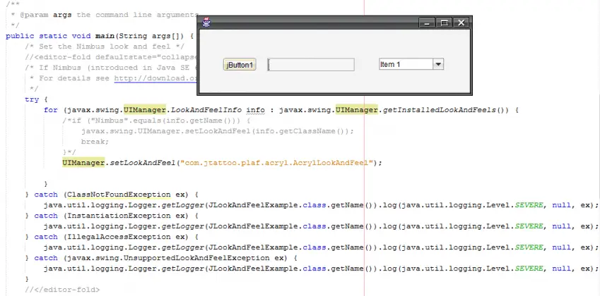 Changing UI Application using Look and Feel in Java Tutorial 2022 - FREE