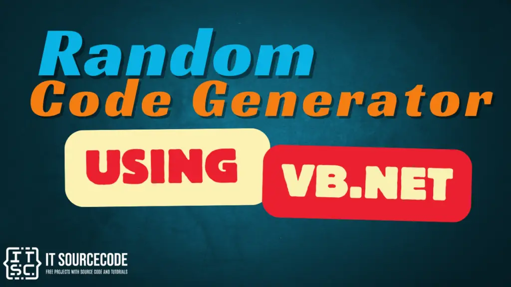 Random Code Generator using VB.Net