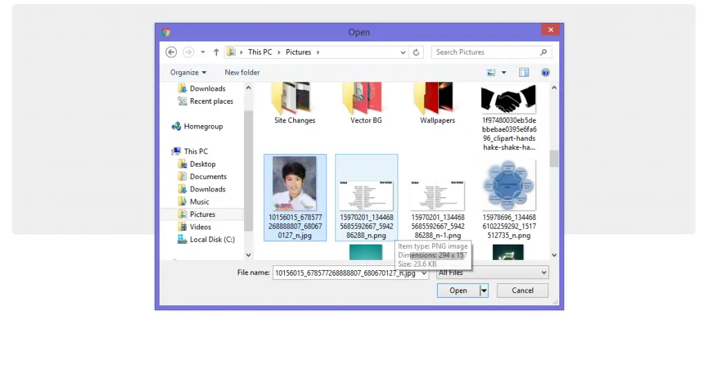 Responsive Display Picture in Profile with Change Photo in PHP/MYSQLi