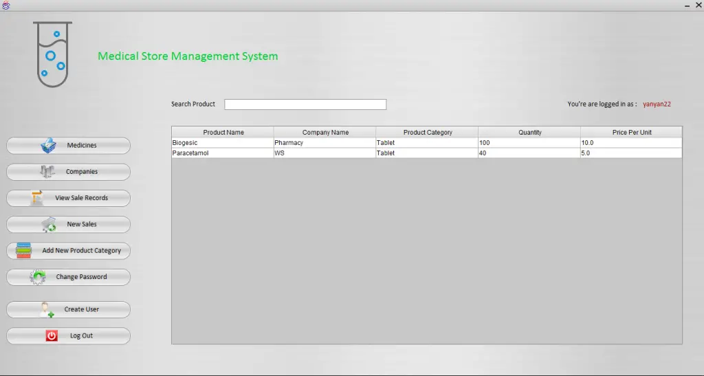 Medical Store Management System Using Java In Netbeans