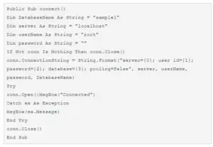 How to Connect MySQL Database to VB.Net Projects with Source Code