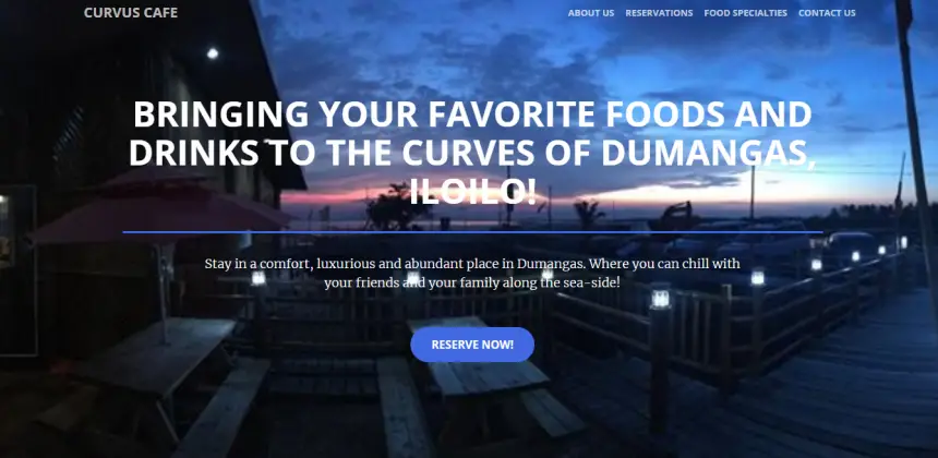 Cafe Reservation System Source Code using PHP