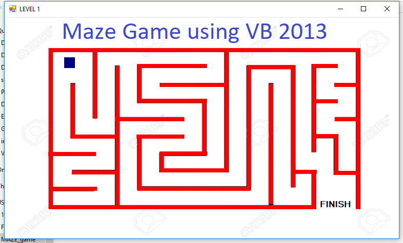 How To Make A Maze Game In Visual Basic Youtube Maze Game App Using