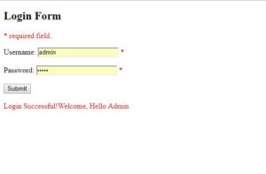 Simple Login Form with Validation using MySql in PHP