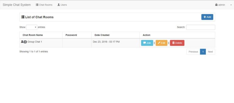 Group Chat System Using PHP Project with Source Code For FREE