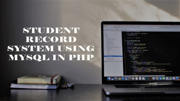 Student Record System using MySql in PHP - With Source Code
