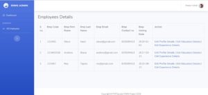 Employee Management System Project in PHP With Source Code