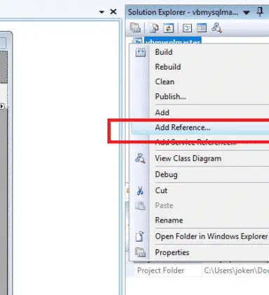 [Solve] Connect VB.Net to MySQL Database - Visual Studio 2022 Projects