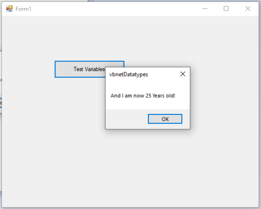 Vbnet Data Types And Variable Declaration With Dim Tutorials