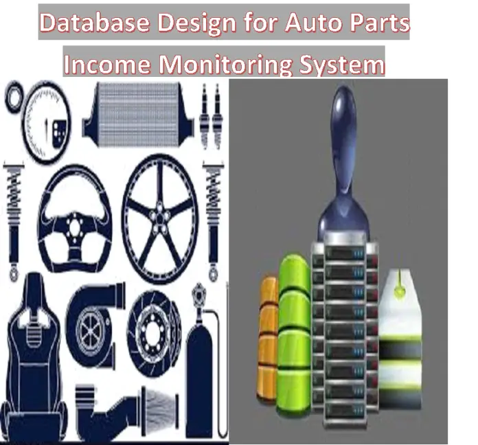 Database Design for Auto parts Income Monitoring System