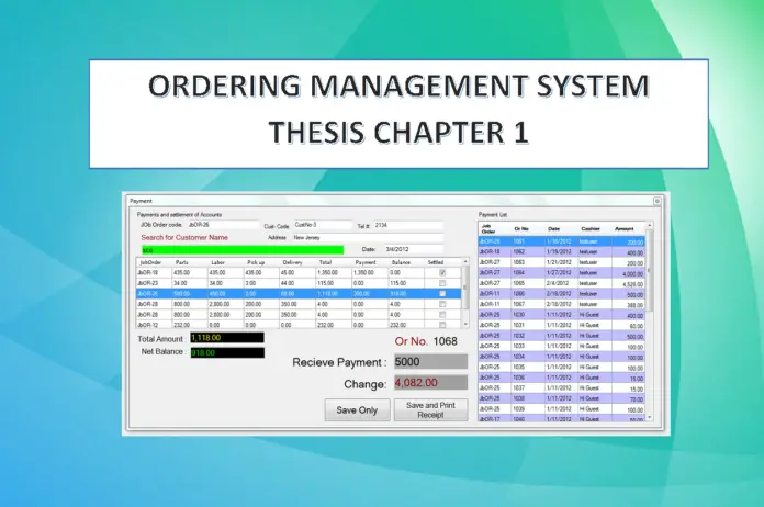 [DOC] Order Management System Thesis Chapter 3 | Methodology - 2020