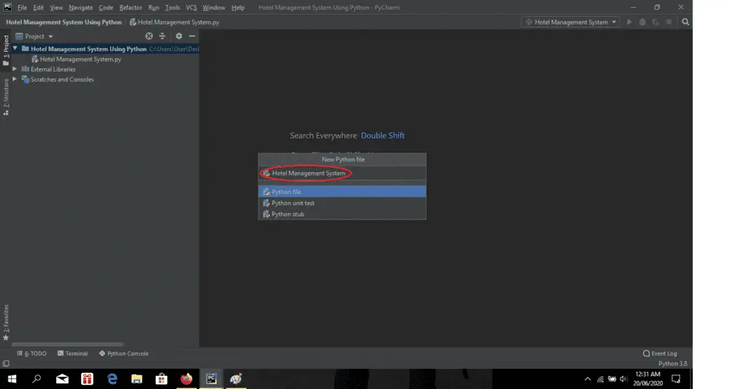 Hotel Management System Project In Python With Source Code