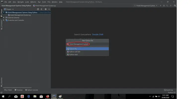Hotel Management System Project In Python With Source Code