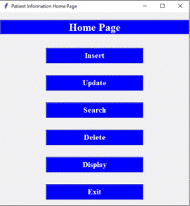 Patient Information System In Python With Source Code - Video - 2022