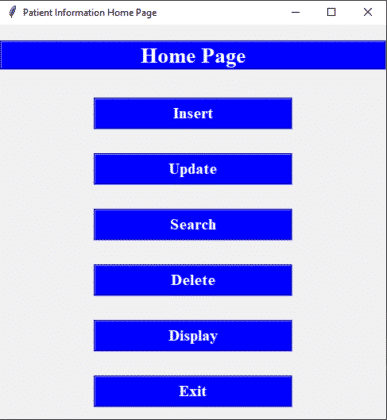 Patient Information System In Python With Source Code - Video - 2022