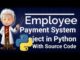 Employee Payment Management System Project in Python - 2022