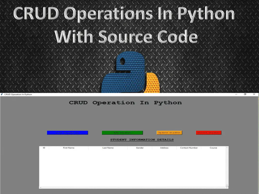 2 Crud Simple En Python Parte 1 Youtube Riset