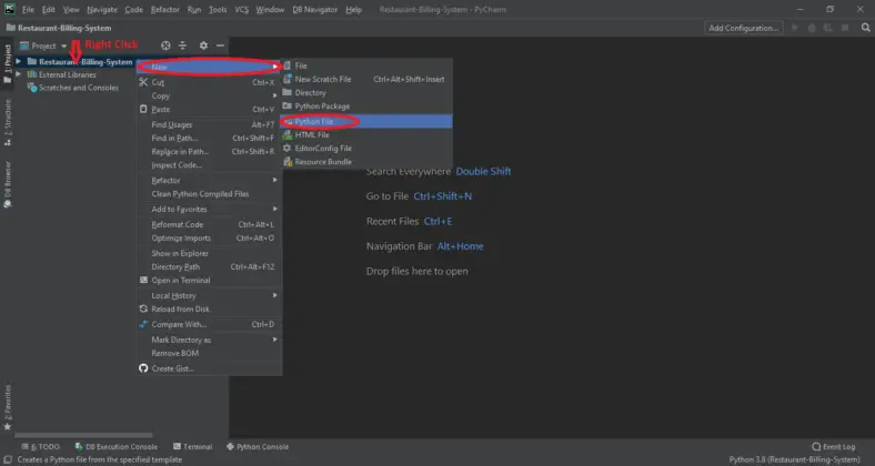 Restaurant Billing System Project In Python With Source Code