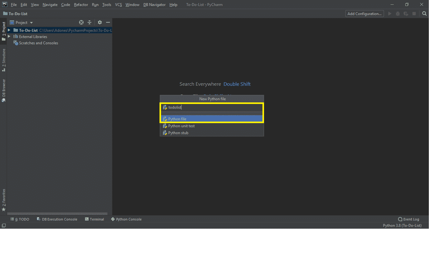 To Do List Project In Python With Source Code