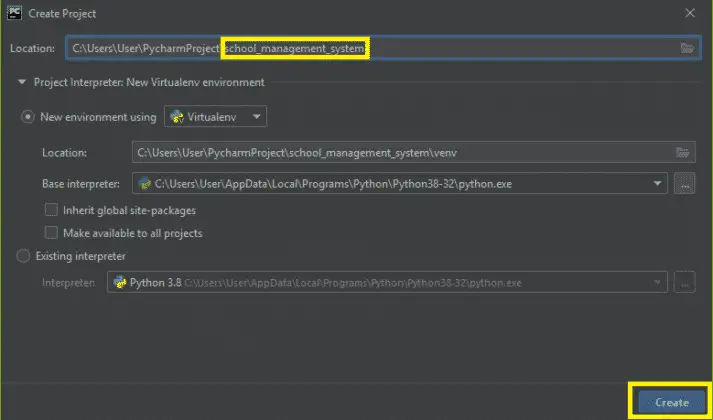 School Management System Project In Python With Source Code