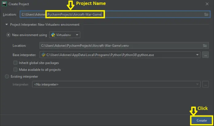 Aircraft War Game in Python with Source Code