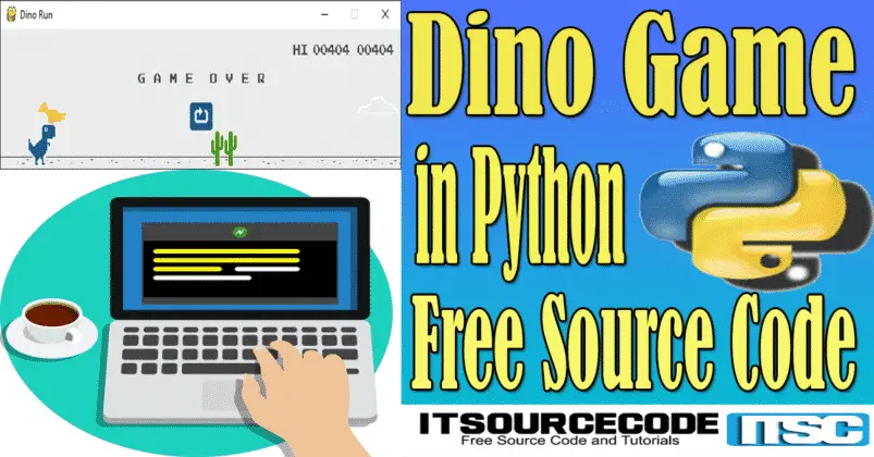 Dino Game in Python with Source Code