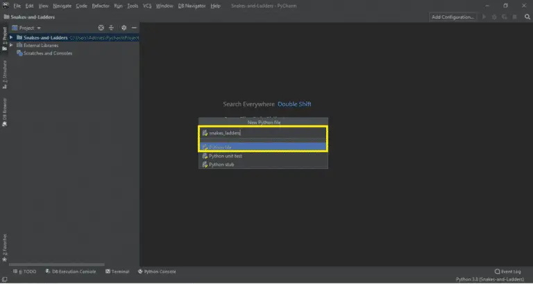 Snakes and Ladders Game in Python with Source Code