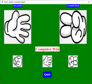 Rock Paper Scissors Code in Python with Source Code