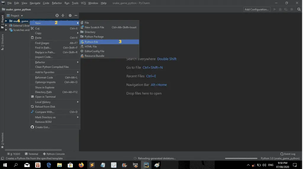 Snake Game In Python Code Free Download - 2022 | VIDEO