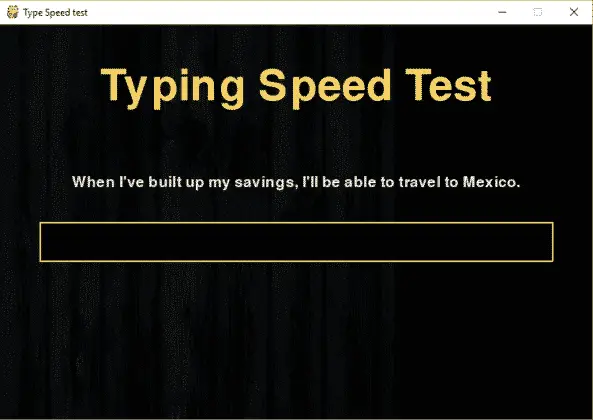 Python Speed Typing Test With Free Source Code