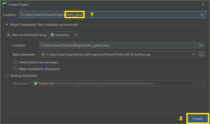 Python Tetris Game With Source Code 2022